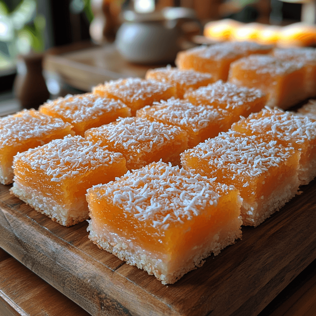 Apricot Coconut Fridge Slice (Old-School Style) - speedydishes.com