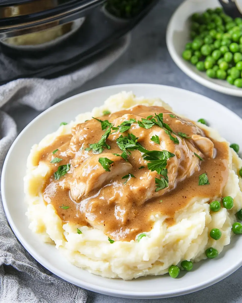Crockpot Chicken and Gravy: The Easiest Comfort Food Ever ...